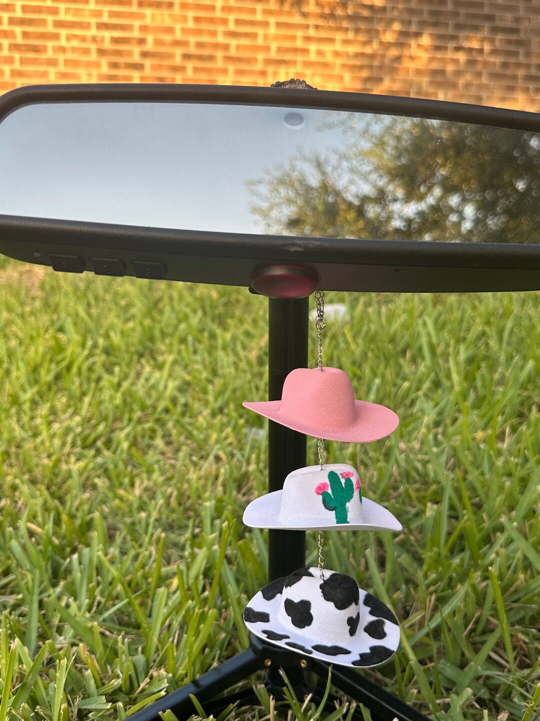 Yee Haw Cow Print Car Charm Car Accessories Western Car Charm - Etsy