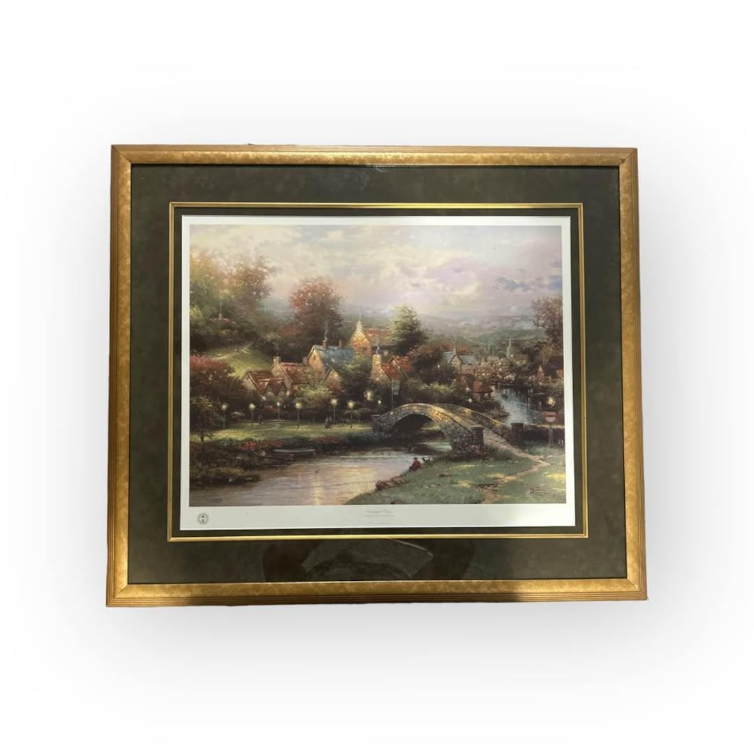 Thomas Kinkade - Lamplight Village (lamplight Lane IV) Hand-signed ...