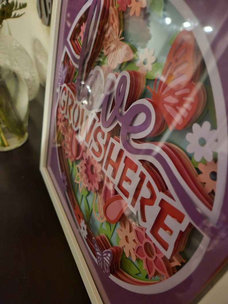 Layered Paper Shadow Box - Etsy