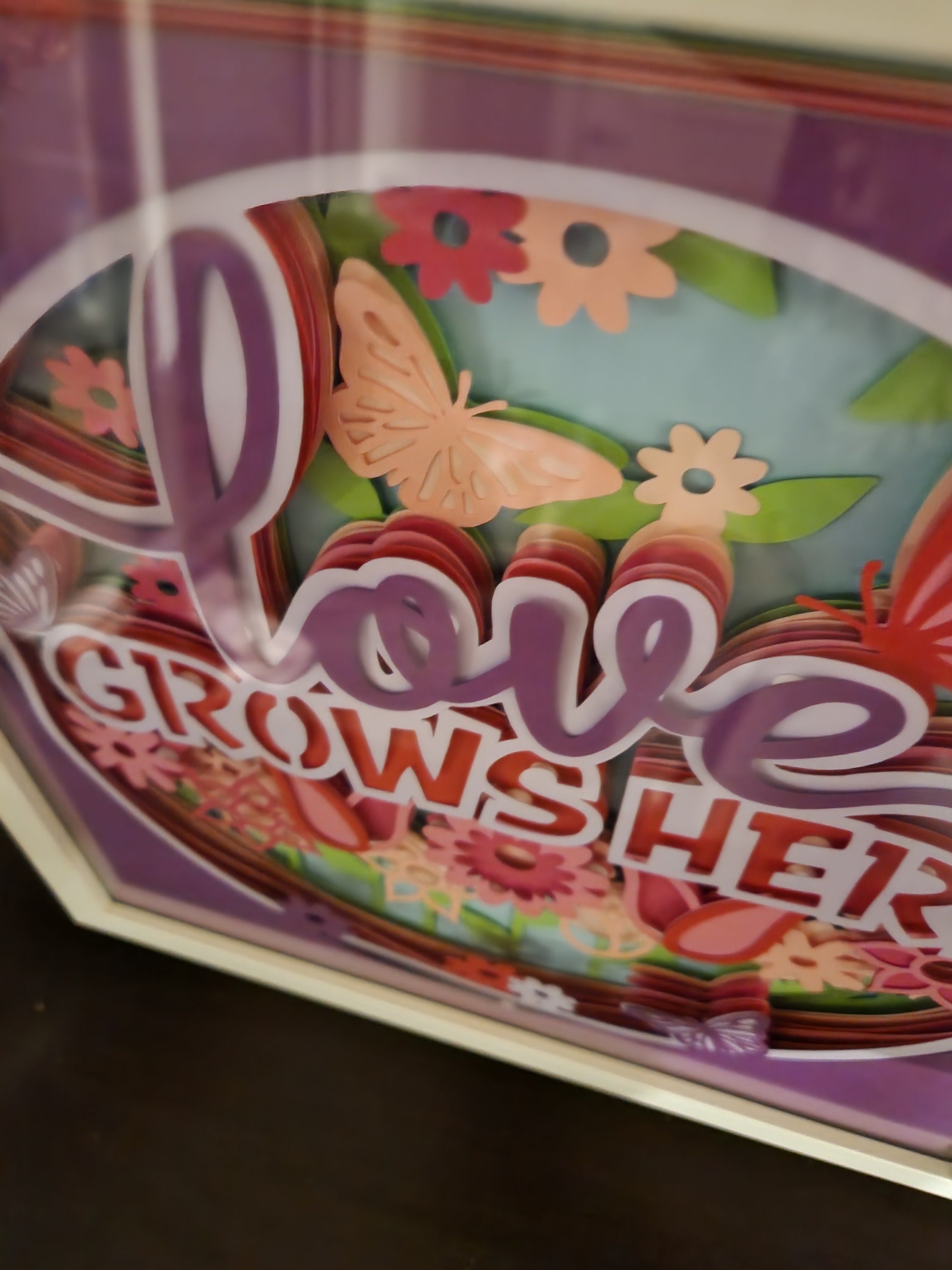 Layered Paper Shadow Box - Etsy