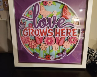 Layered Paper Shadow Box - Etsy