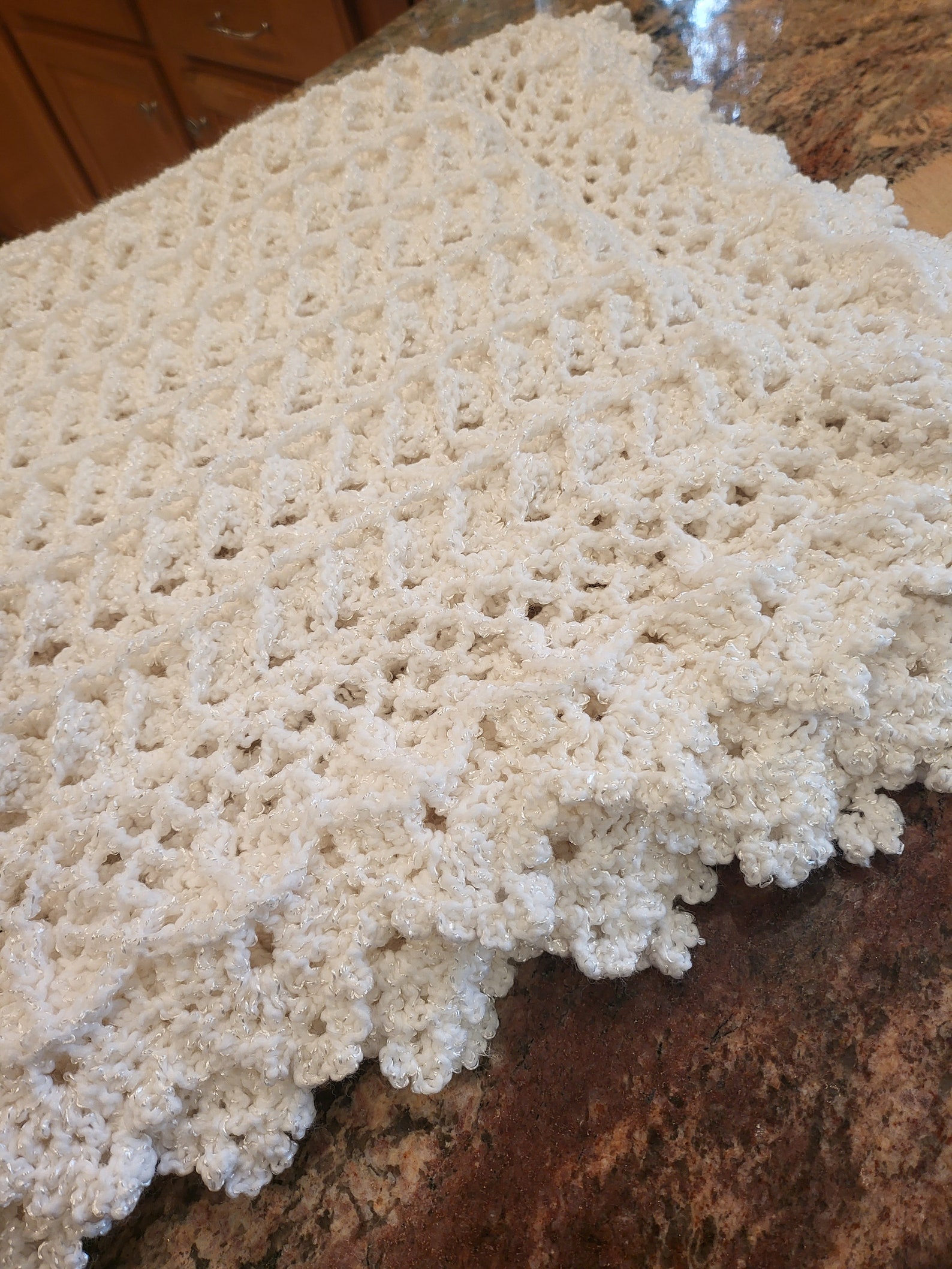 Handmade Crocheted Baby Blanket, Crochet Baby Blanket, Baby Blanket ...
