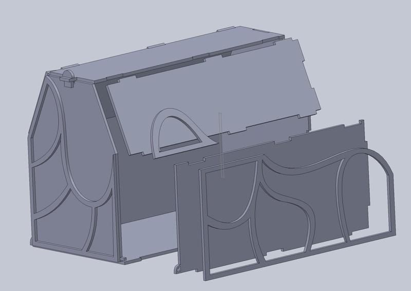 Laser Cut Puzzle Mailbox 45mm SVG, DXF, PDF, Cdr, Ai - Etsy
