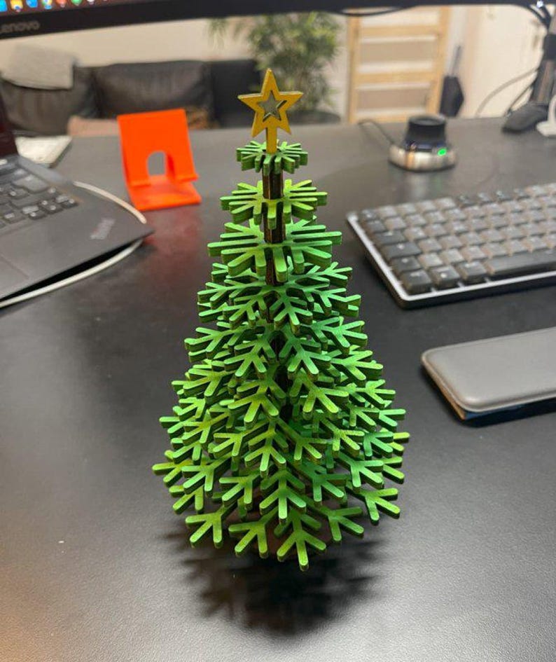 Laser Cut Christmas Tree 3mm SVG File - Etsy