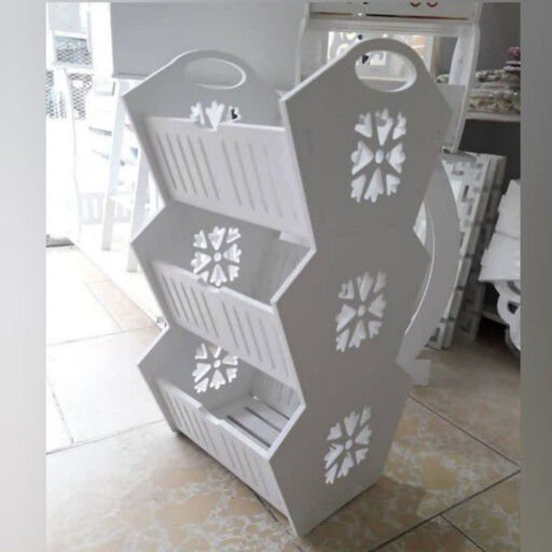 Laser Cut Onion Potato Storage Rack for Kitchen 8.4mm CDR, DXF File - Etsy