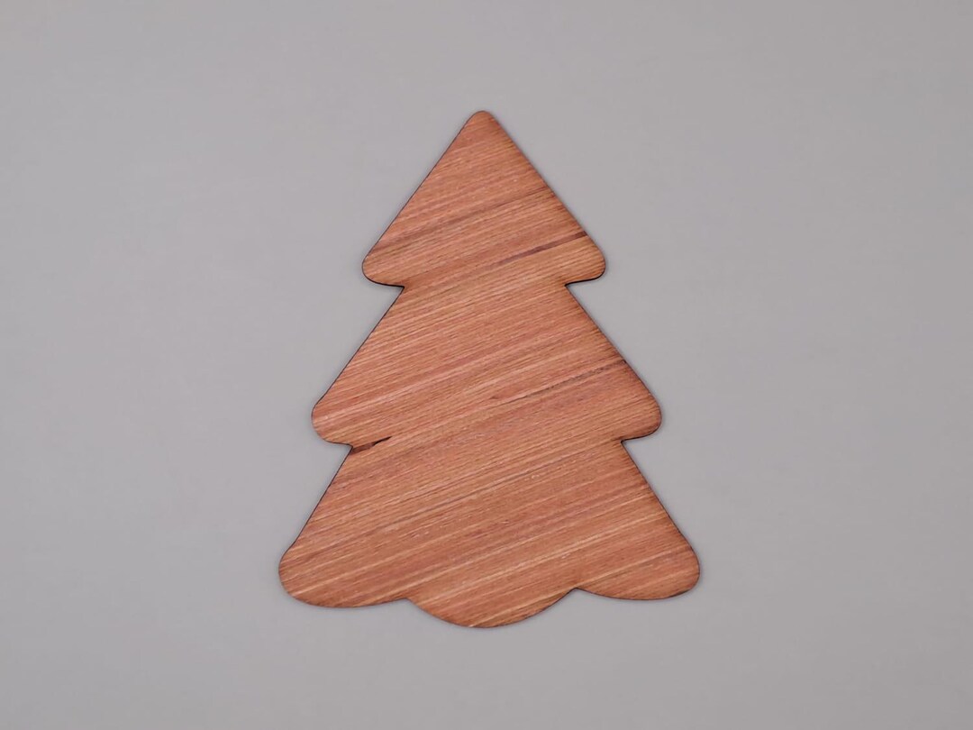 Laser Cut Tree Shape Unfinished Wood Tree Cutout CDR, DXF, SVG, Ai, Pdf ...