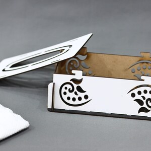 Laser Cut Tissue Box 3mm CDR, DXF, SVG, Ai, Pdf - Etsy