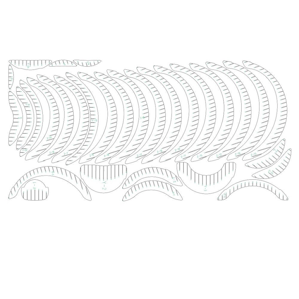 Wooden Parametric Fruit Bowl Laser Cut 2.25mm SVG, DXF, PDF, Cdr, Ai ...