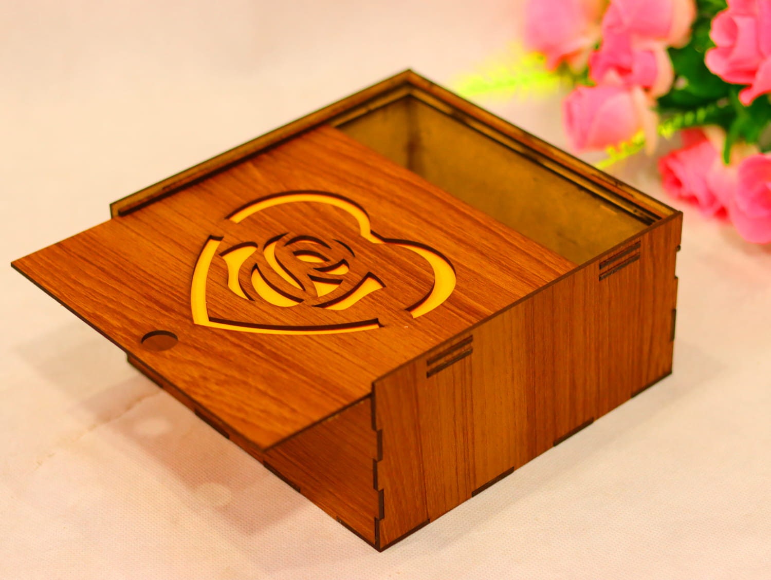 Laser Cut Wooden Sliding Lid Box 3mm CDR, DXF, SVG, Ai, Pdf - Etsy