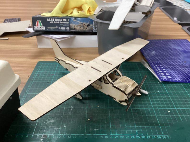 Laser Cut Airplane Cessna SVG File - Etsy