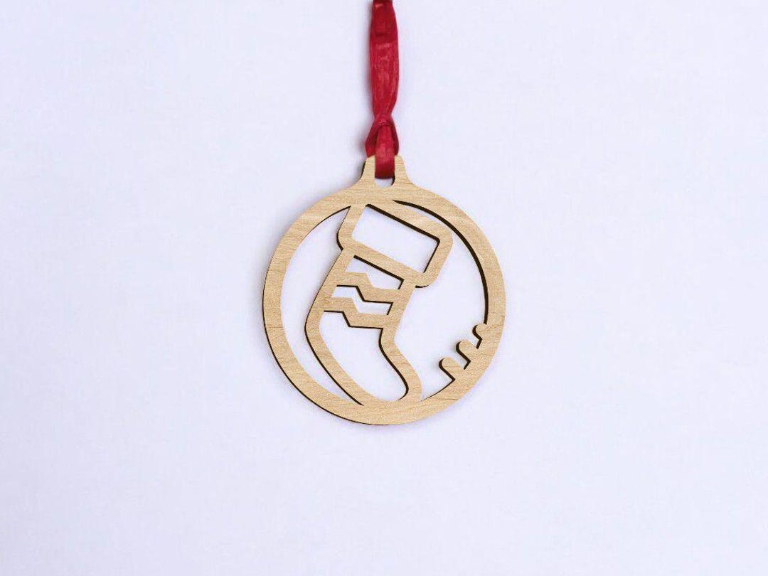 Laser Cut Christmas Stocking Ball SVG, DXF, CDR - Etsy