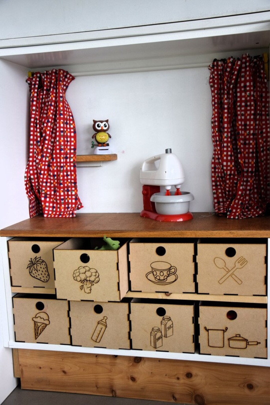 Laser Cut Kitchen Drawers 3mm SVG File - Etsy