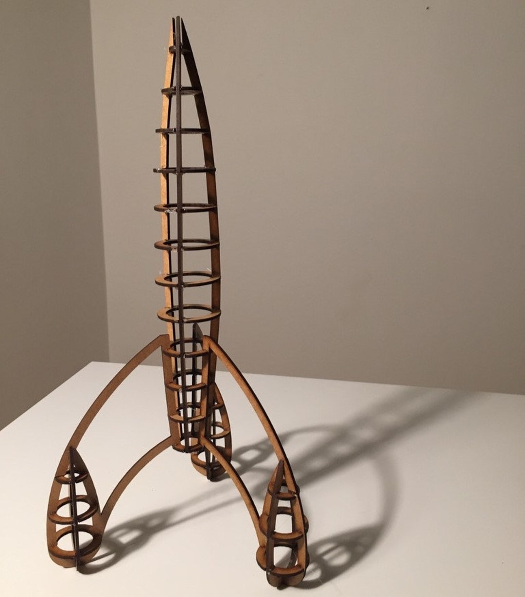 Laser Cut Tintin Moon Rocket SVG File - Etsy