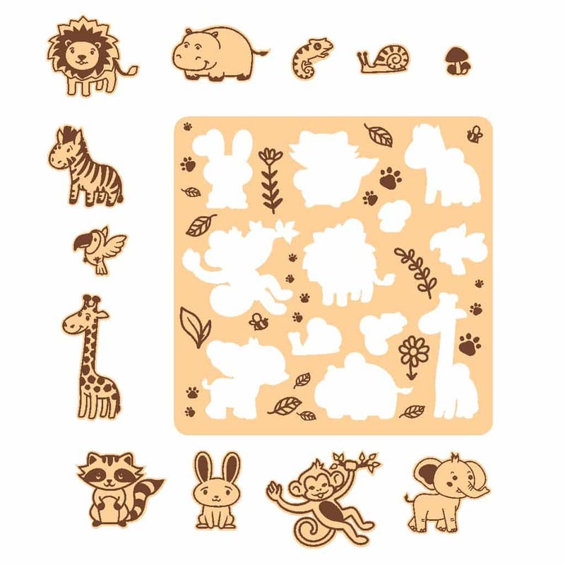 Wooden Inset Puzzle - Etsy