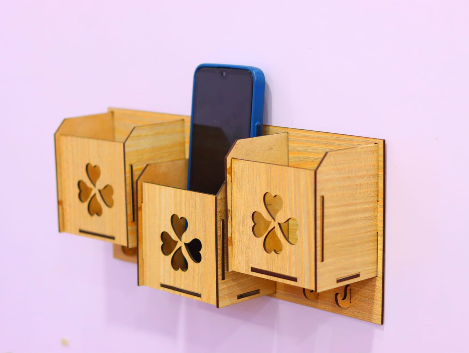 Laser Cut Wall Phone Holder 3mm CDR, DXF, SVG, Pdf, Ai - Etsy