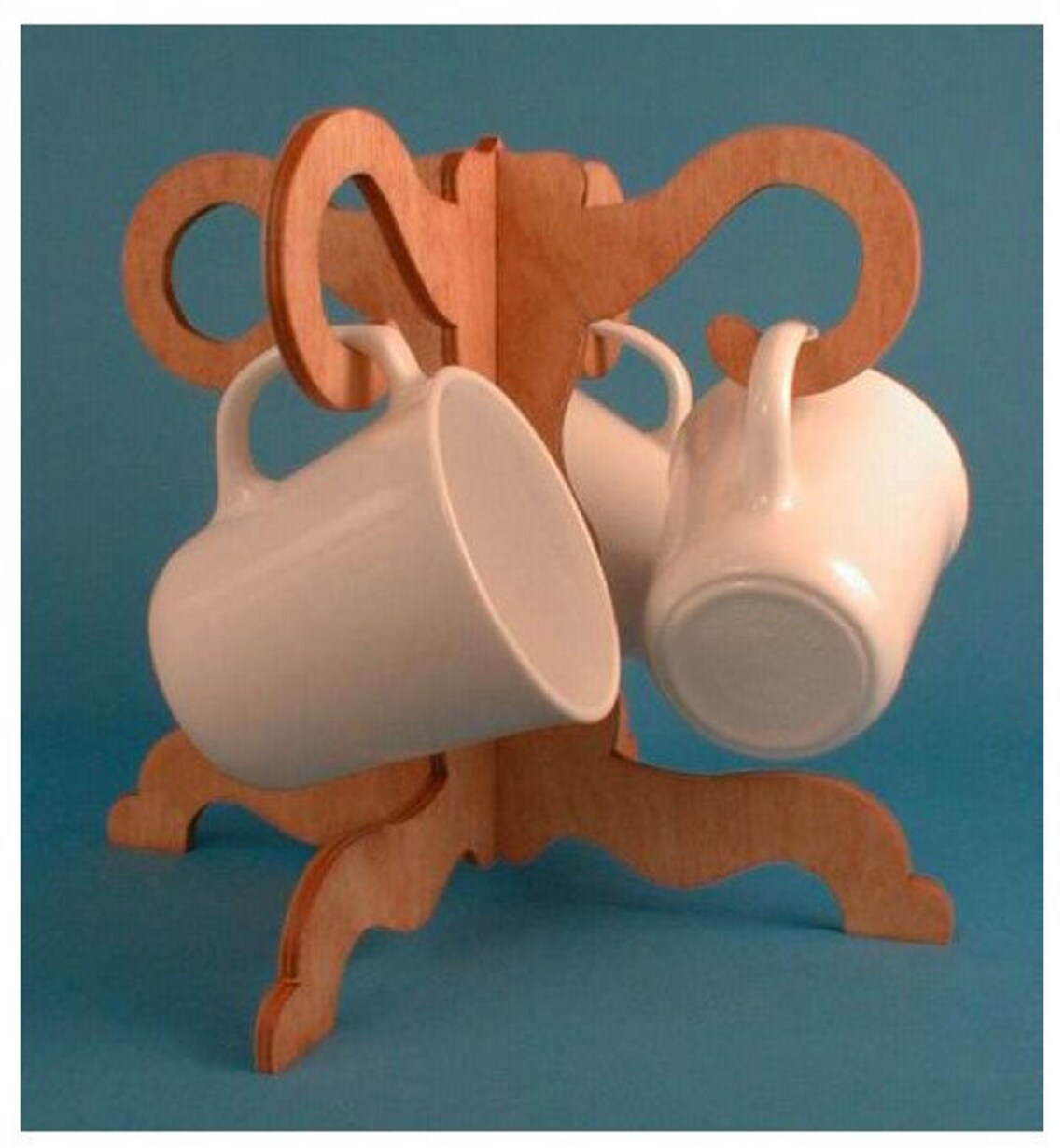 Mug Rack Laser Cut Template PDF File - Etsy