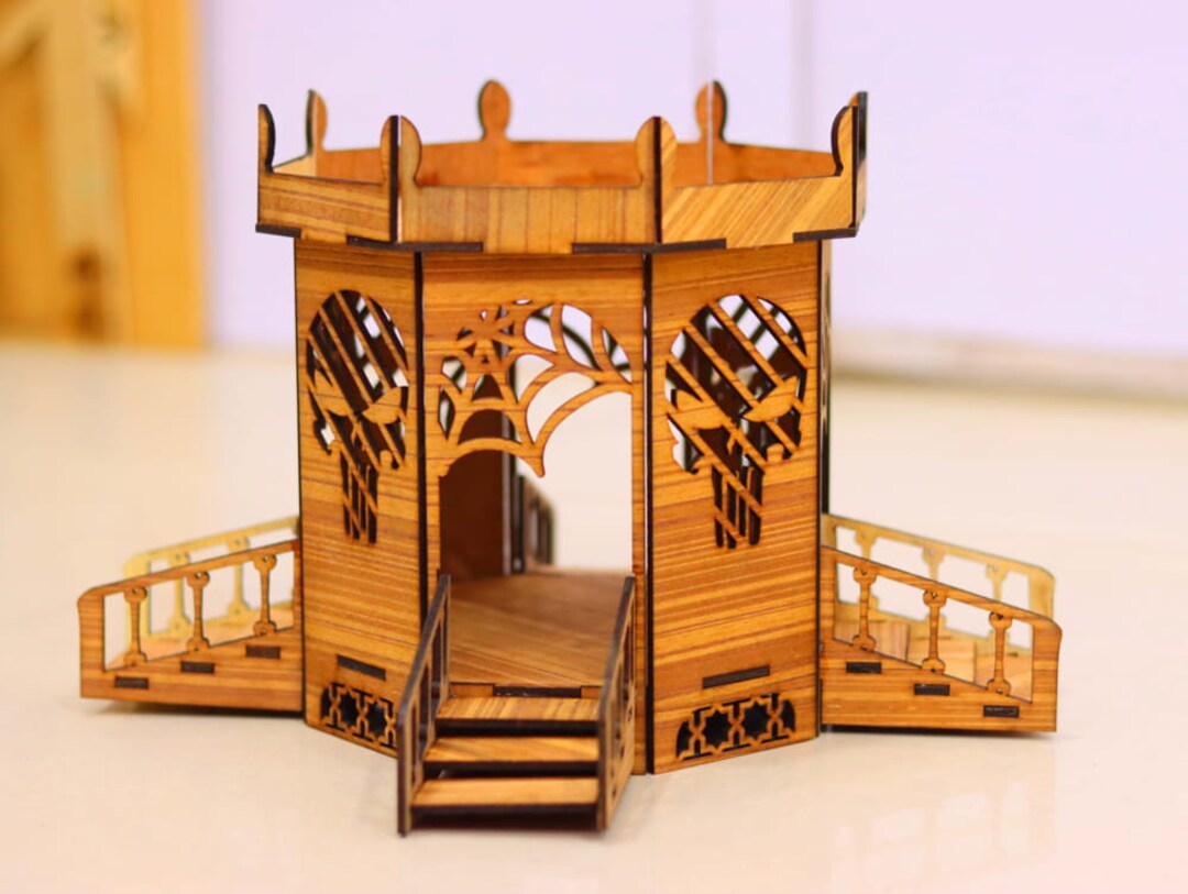 Laser Cut Wooden Bandstand Model 3mm CDR, DXF, SVG, Ai, Pdf - Etsy