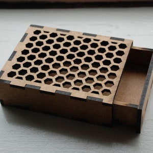 Laser Cut Gift Card Box 4mm SVG File - Etsy