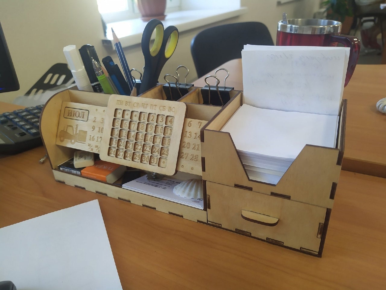 Multipurpose Desk Organiser Laser Cut CDR, PDF, SVG, Dxf File - Etsy