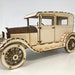 Laser Cut Car Model A 1927 Wooden Model Kit Puzzle 3mm CDR, SVG, PDF ...