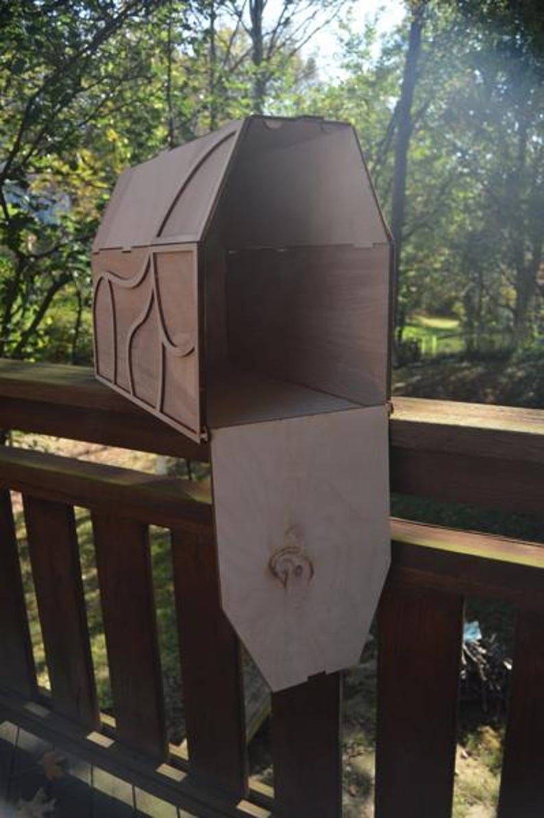 Laser Cut Puzzle Mailbox 45mm SVG, DXF, PDF, Cdr, Ai - Etsy