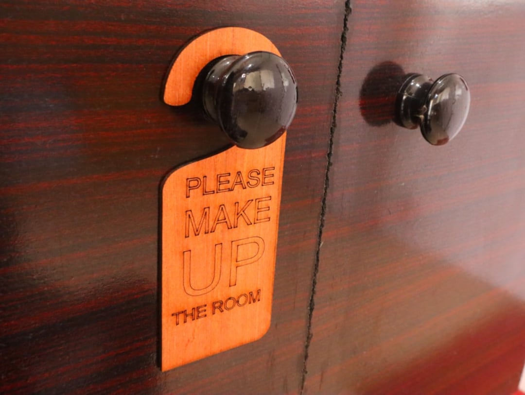 Laser Cut Make up Room Sign DXF File - Etsy