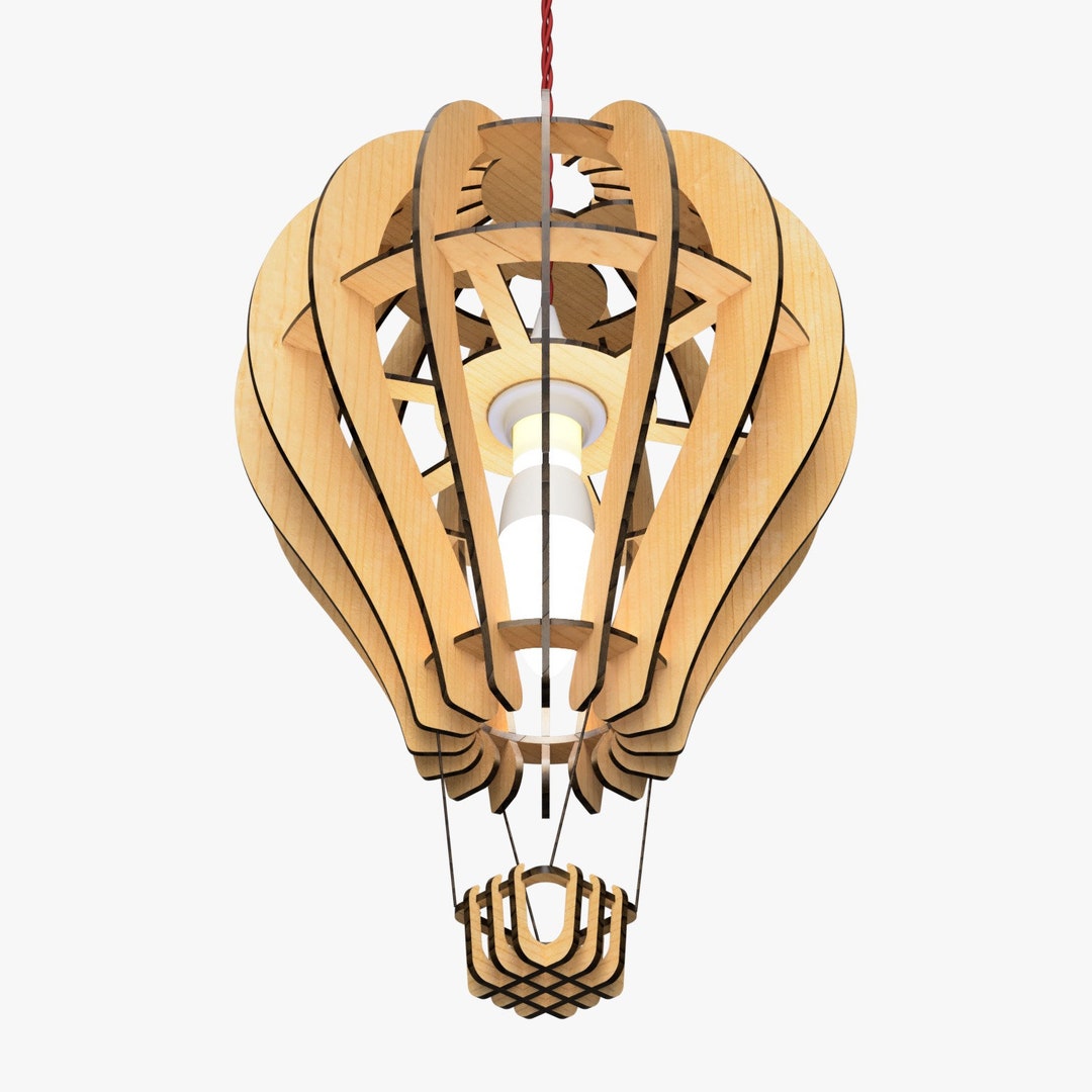 Laser Cut Balloon Ceiling Lamp 4.02, 4.10mm SVG, CDR File - Etsy