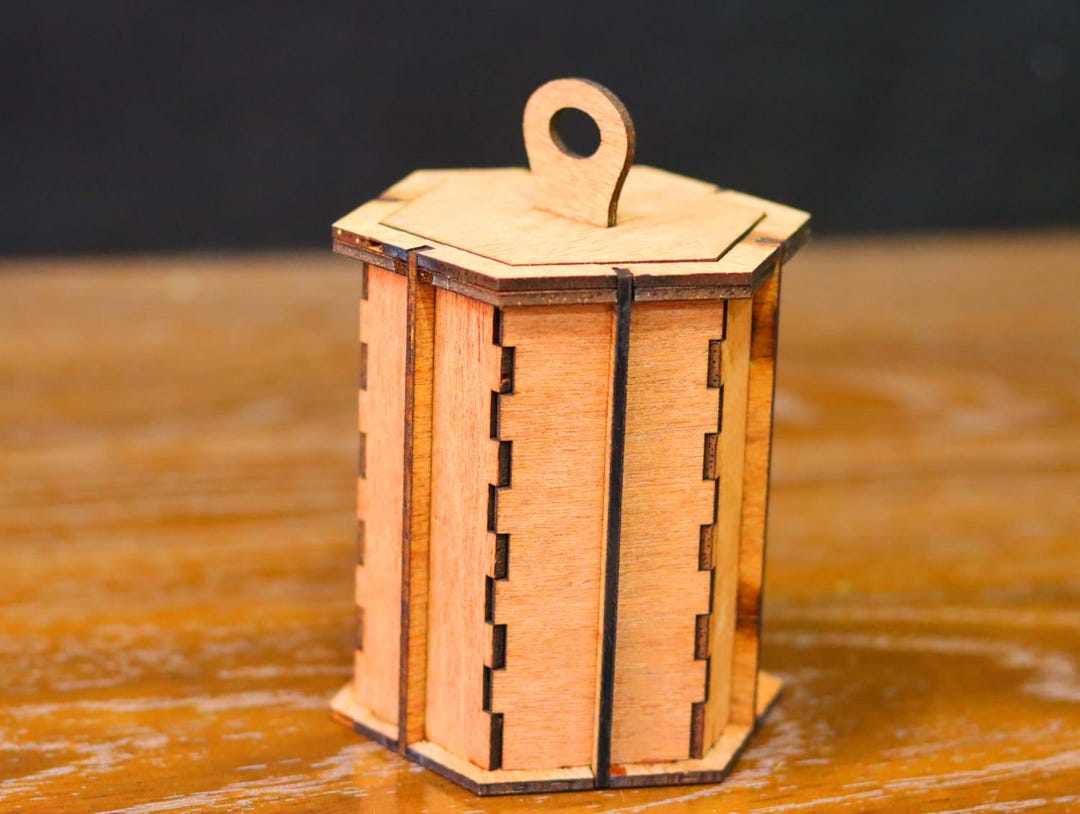 Laser Cut Wood Hexagonal Drawer Storage 3mm CDR, DXF, SVG, Ai, Pdf, Eps ...