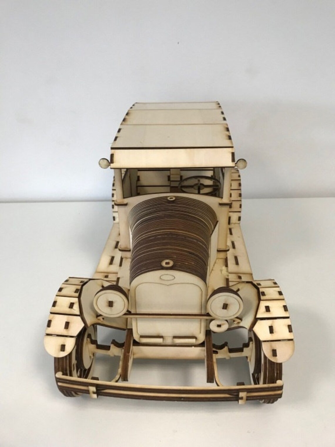Laser Cut Car Model A 1927 Wooden Model Kit Puzzle 3mm CDR, SVG, PDF ...