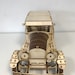Laser Cut Car Model A 1927 Wooden Model Kit Puzzle 3mm CDR, SVG, PDF ...