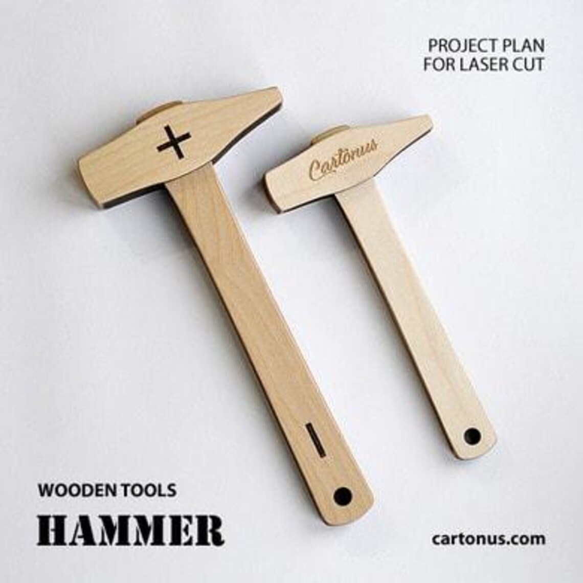 Wooden Hammer 3mm SVG, DXF, PDF, Cdr, Ai - Etsy