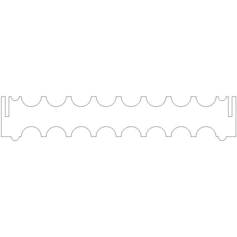 Laser Cut Stackable Pen Holder Display Stand DXF File - Etsy