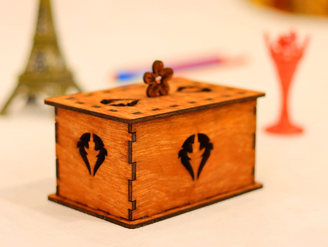 Laser Cut Gift Box 3mm CDR, DXF, SVG, Ai, Pdf - Etsy