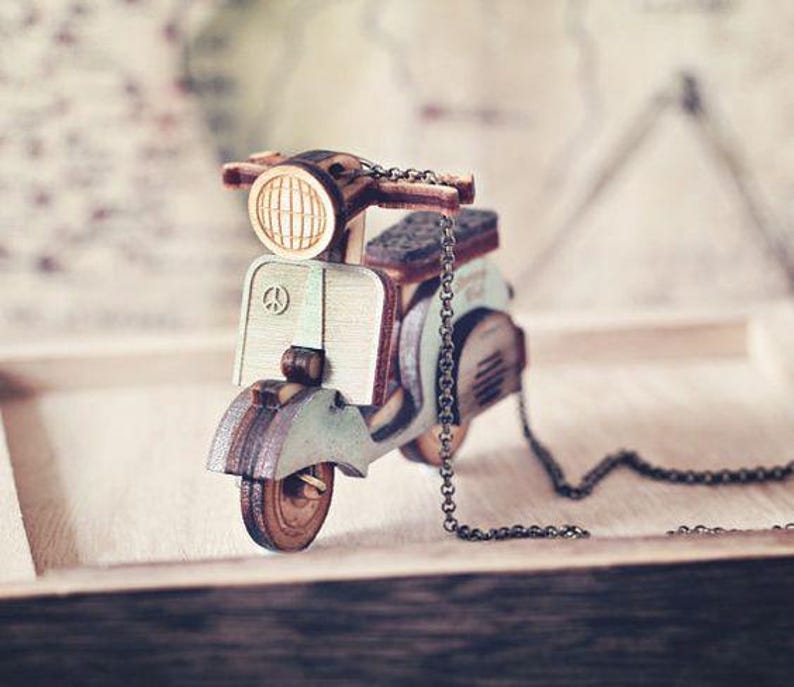 Laser Cut Mini Scooter Wooden Model 3mm SVG, DXF, CDR - Etsy