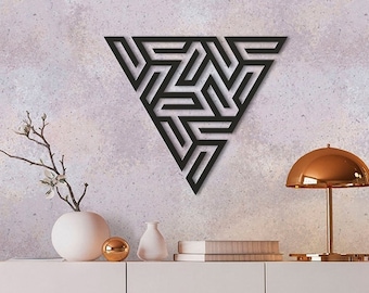 Triangle With Flowers DXF SVG Cdr Pdf Ai, Laser Cut Vector Files ...