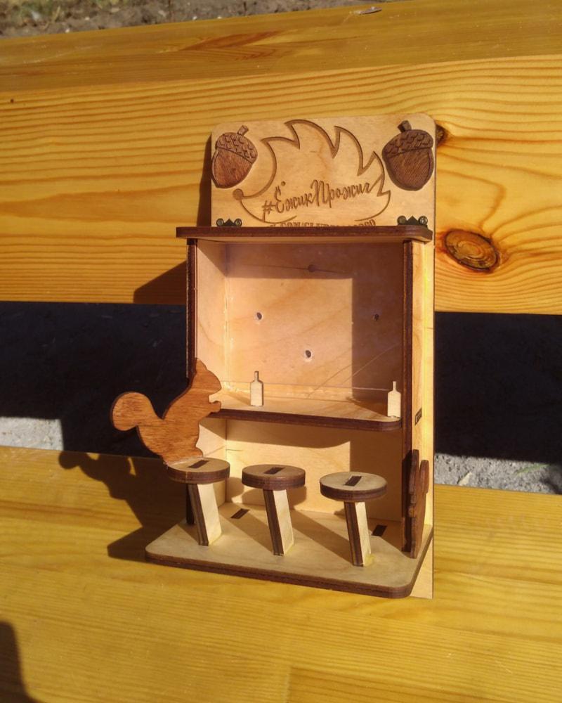 Laser Cut Squirrel Feeder 20mm SVG, CDR File - Etsy