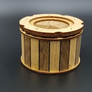 Laser Cut Wooden Iris Box Svg,dxf,pdf,cdr,ai File - Etsy