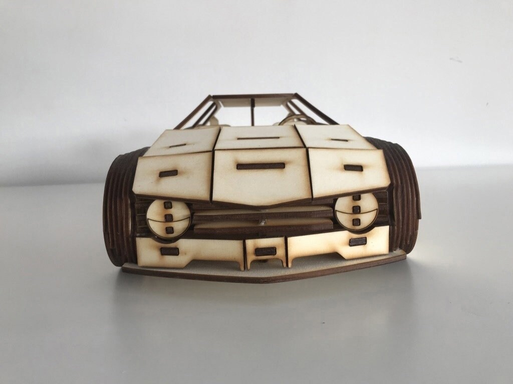 Laser Cut Wooden Toy Car 3mm CDR, PDF, SVG - Etsy