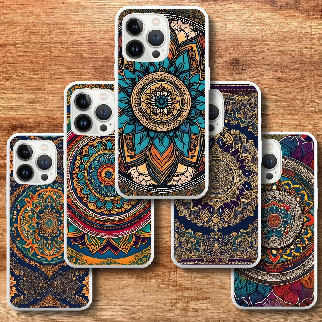 Mandalas Indian Painting Art Phone Cover Suitable for iPhone 15 14 13 ...