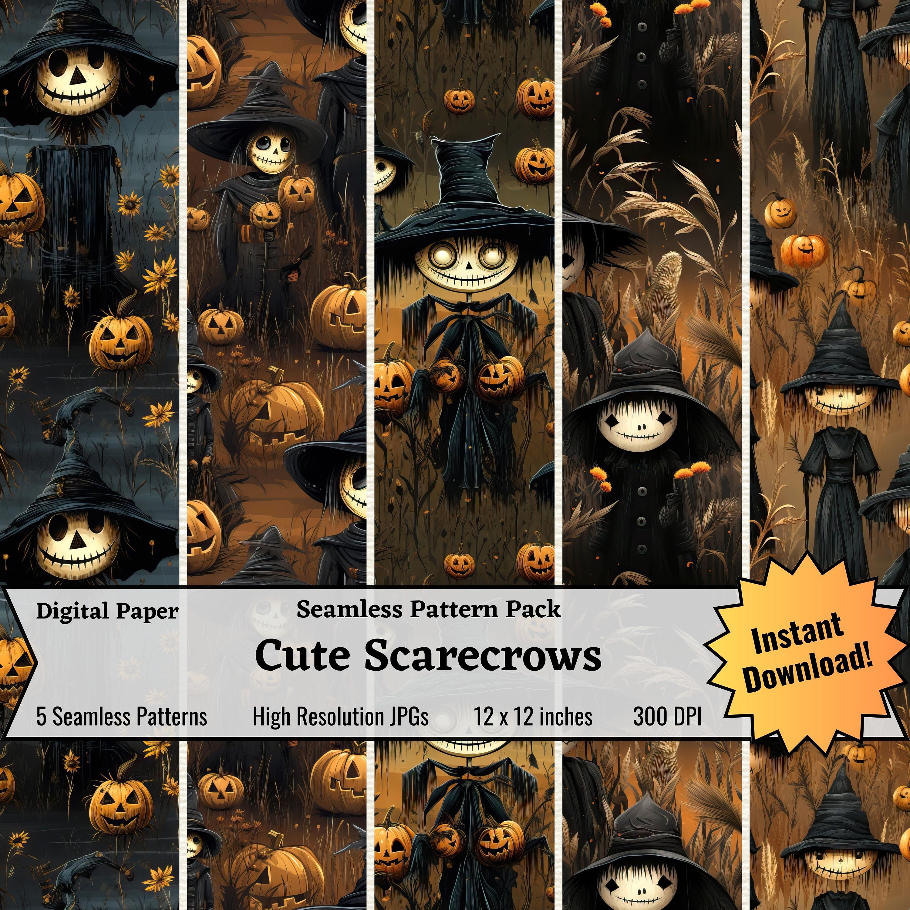 Cute Scarecrow Patterns, Fun Scarecrow Patterns, Halloween Scarecrow ...