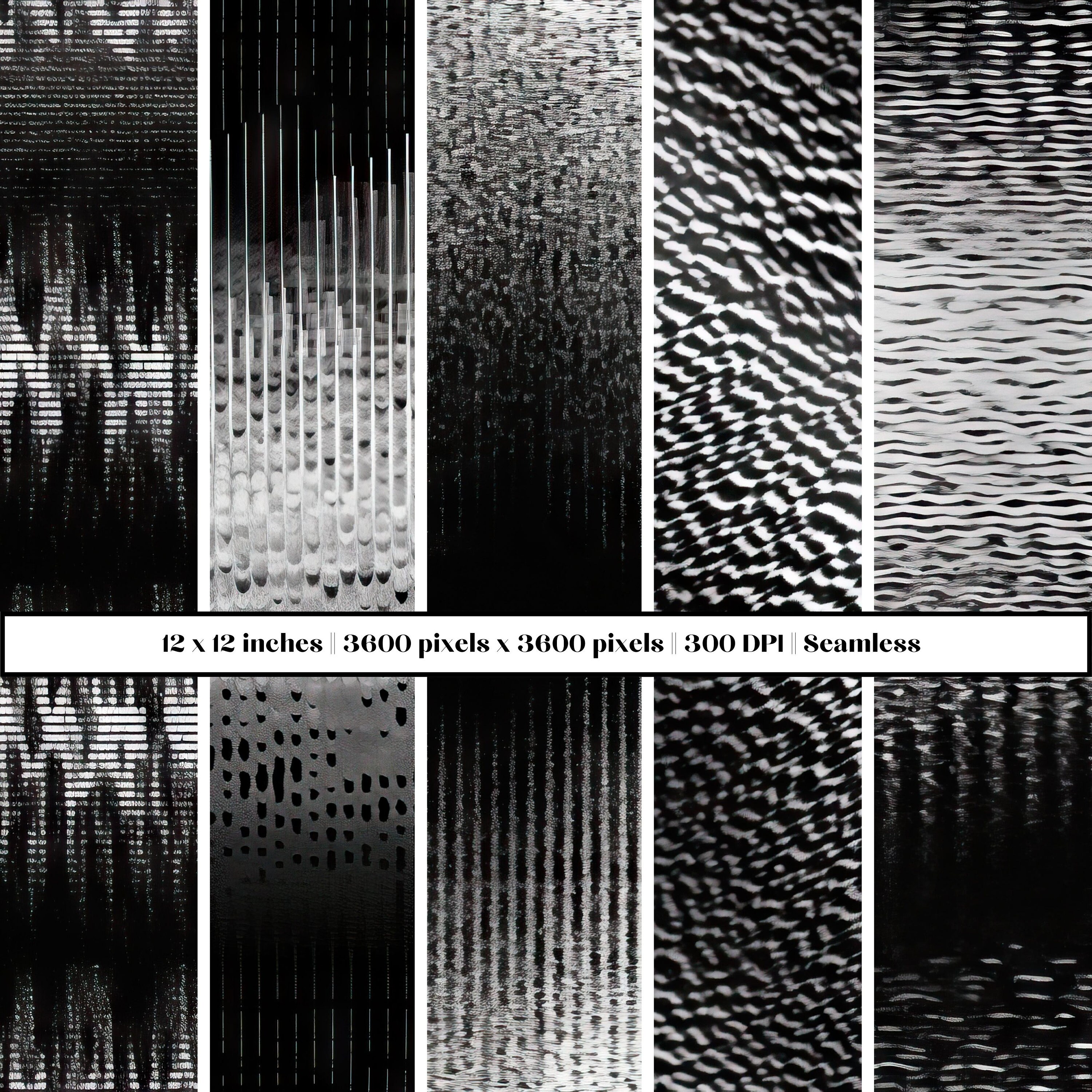 Digital Distortion Digital Paper, Seamless Grunge Patterns, Distortion ...
