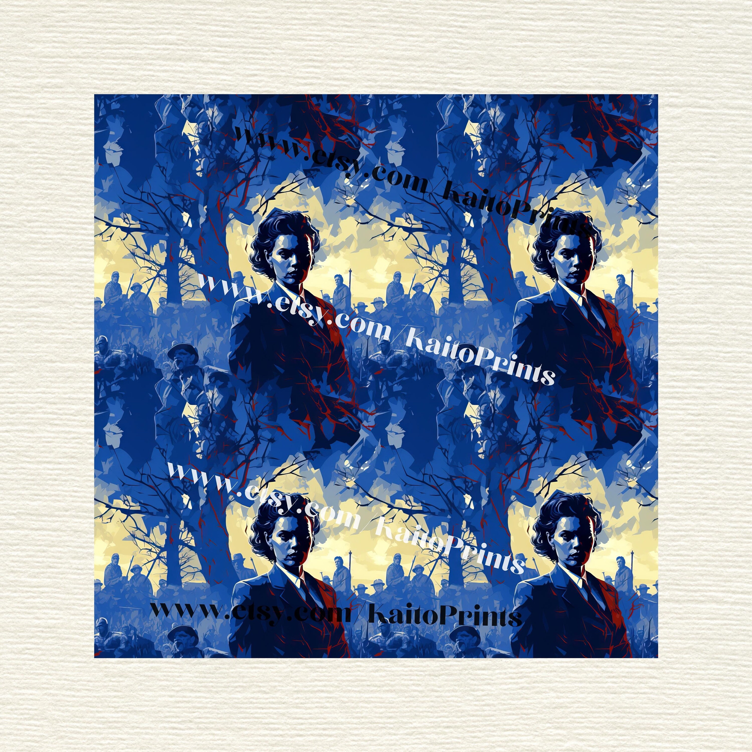Pulp Horror Patterns, Horror Movie Patterns, Spooky Halloween Patterns ...