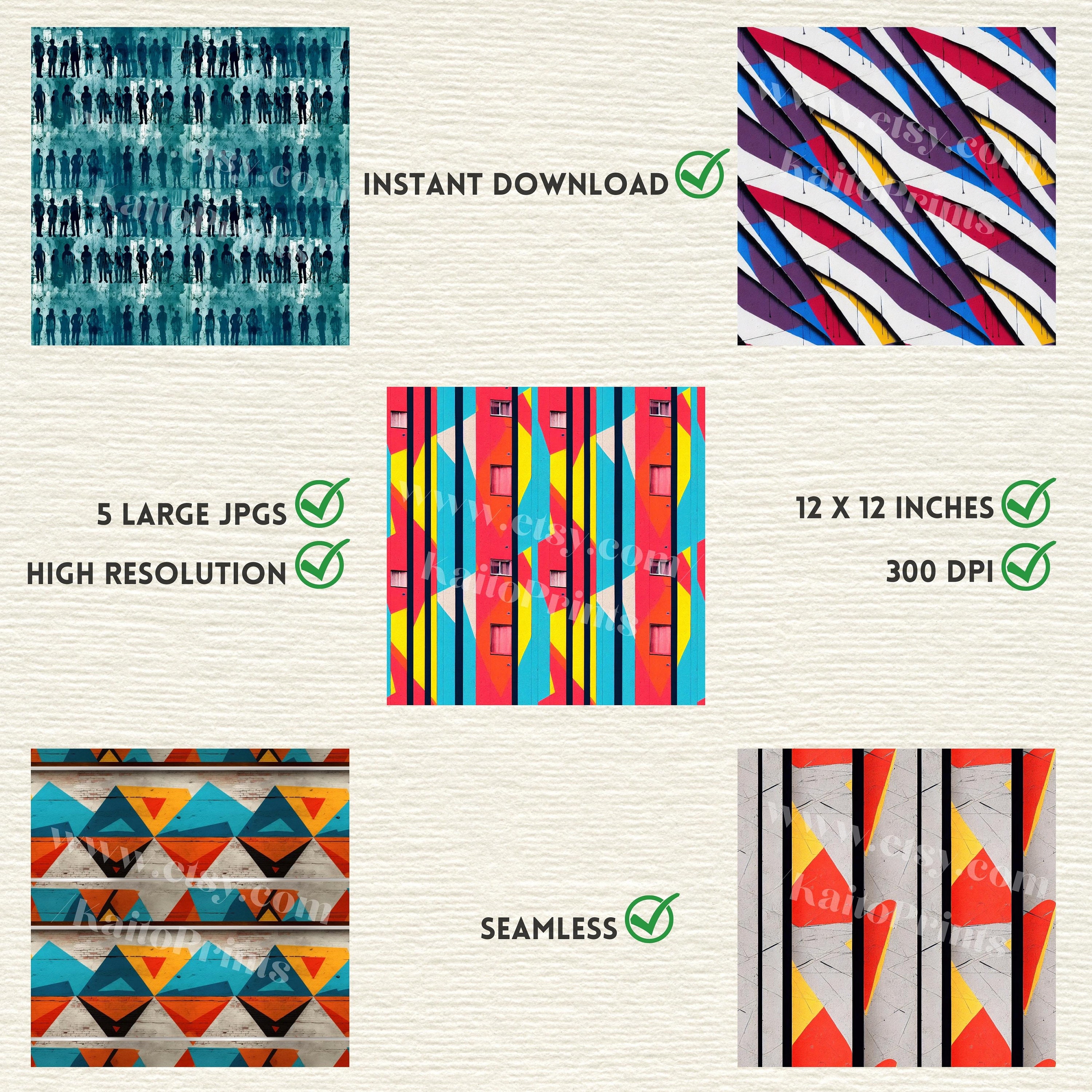 Street Art Patterns, Graffiti Patterns, London Graffiti Digital Paper ...