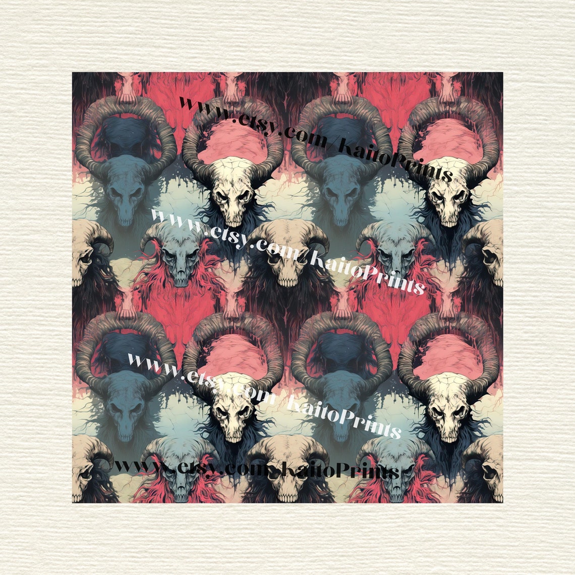 Horror Cult Patterns Fun Halloween Zombie Pattern Scary - Etsy