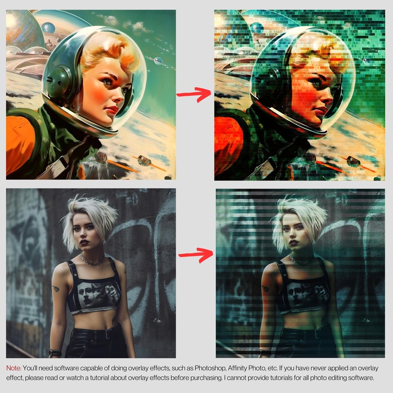 Digital Distortion Digital Paper Seamless Grunge Patterns - Etsy