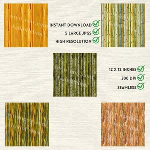 Bamboo Patterns, Bamboo Wall Patterns, Bamboo Digital Paper, Colorful ...