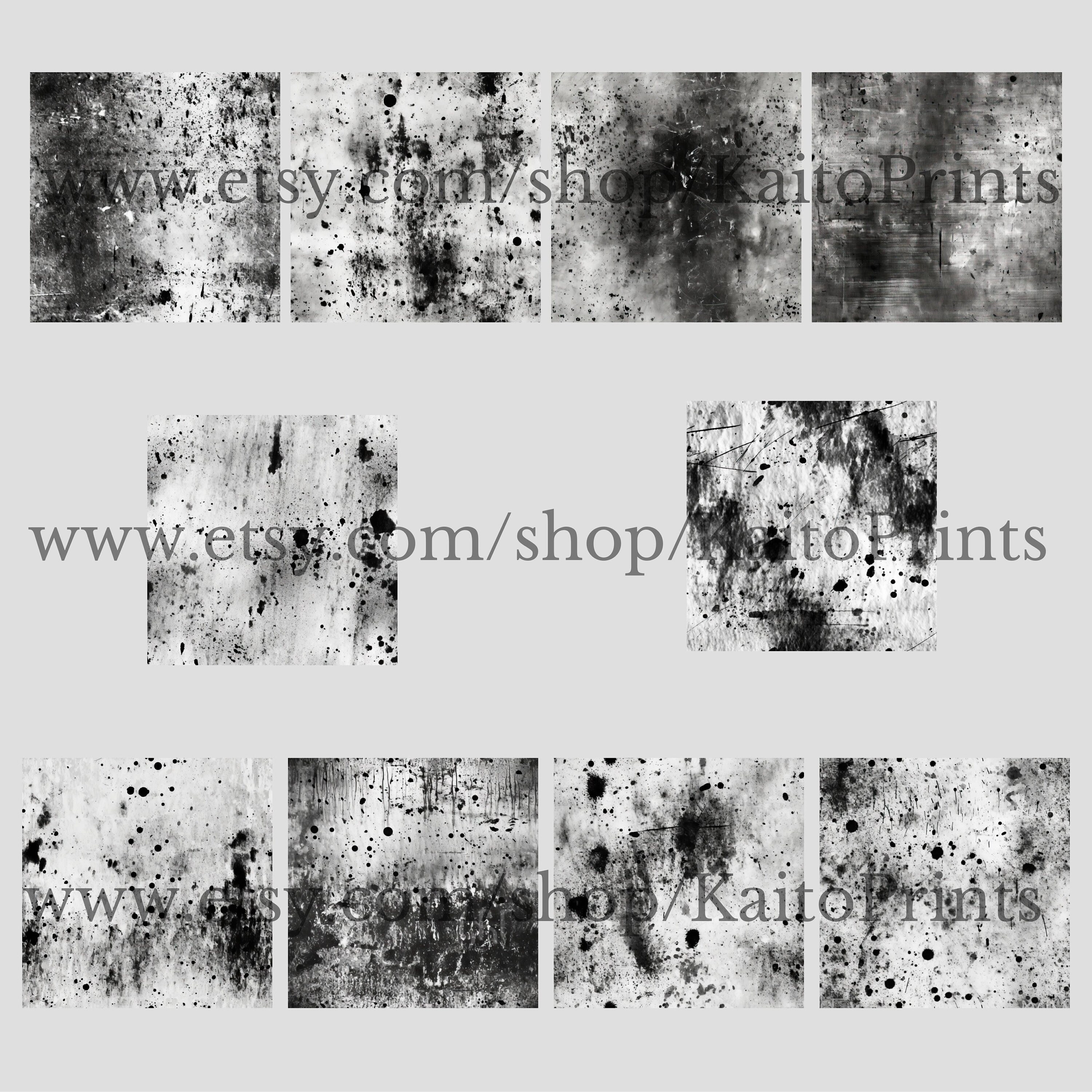 Grunge Digital Paper, Seamless Grunge Patterns, Grime Overlays, Grunge ...