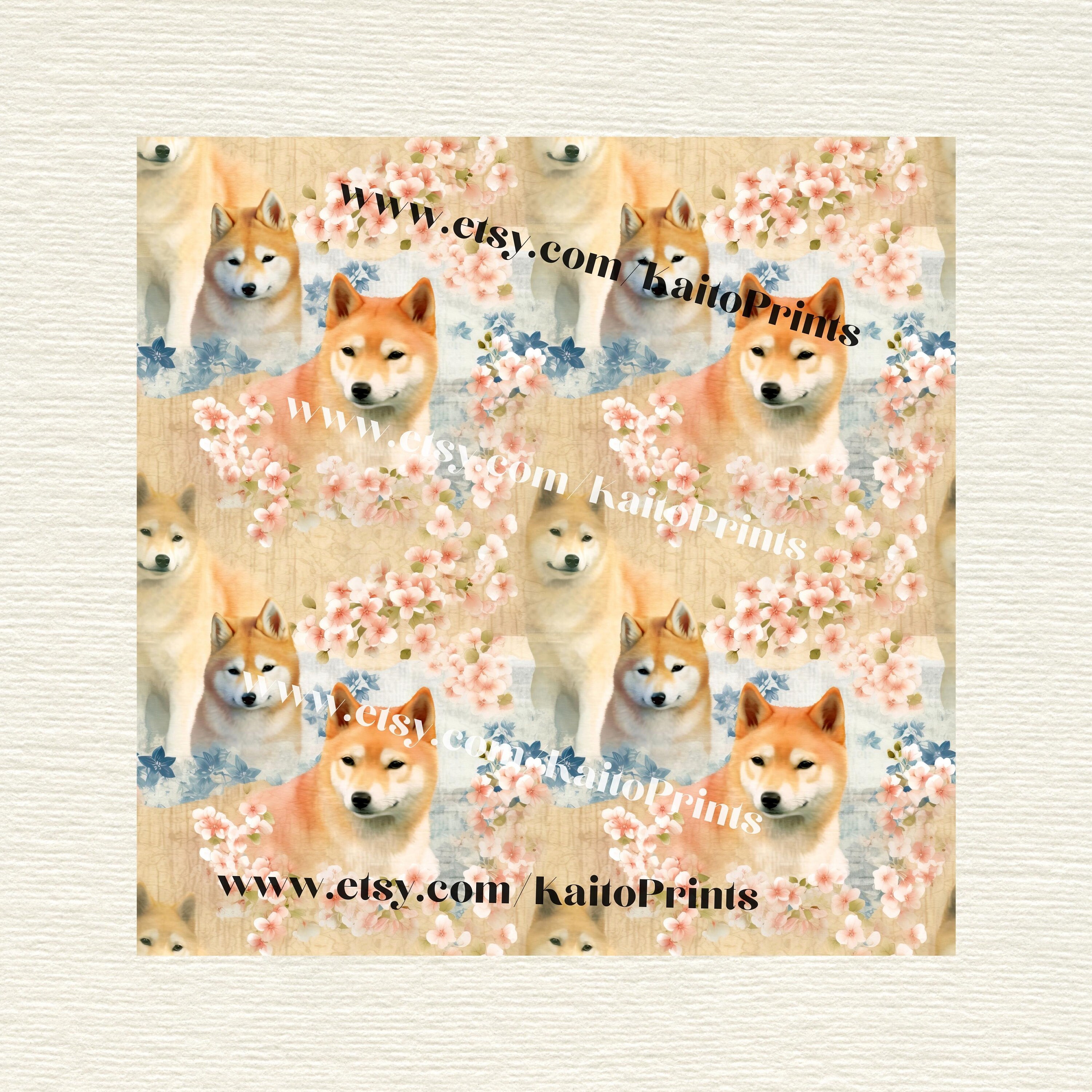 Vintage Shiba Inu Patterns, Chic Shiba Inu Patterns, Cute Shiba ...