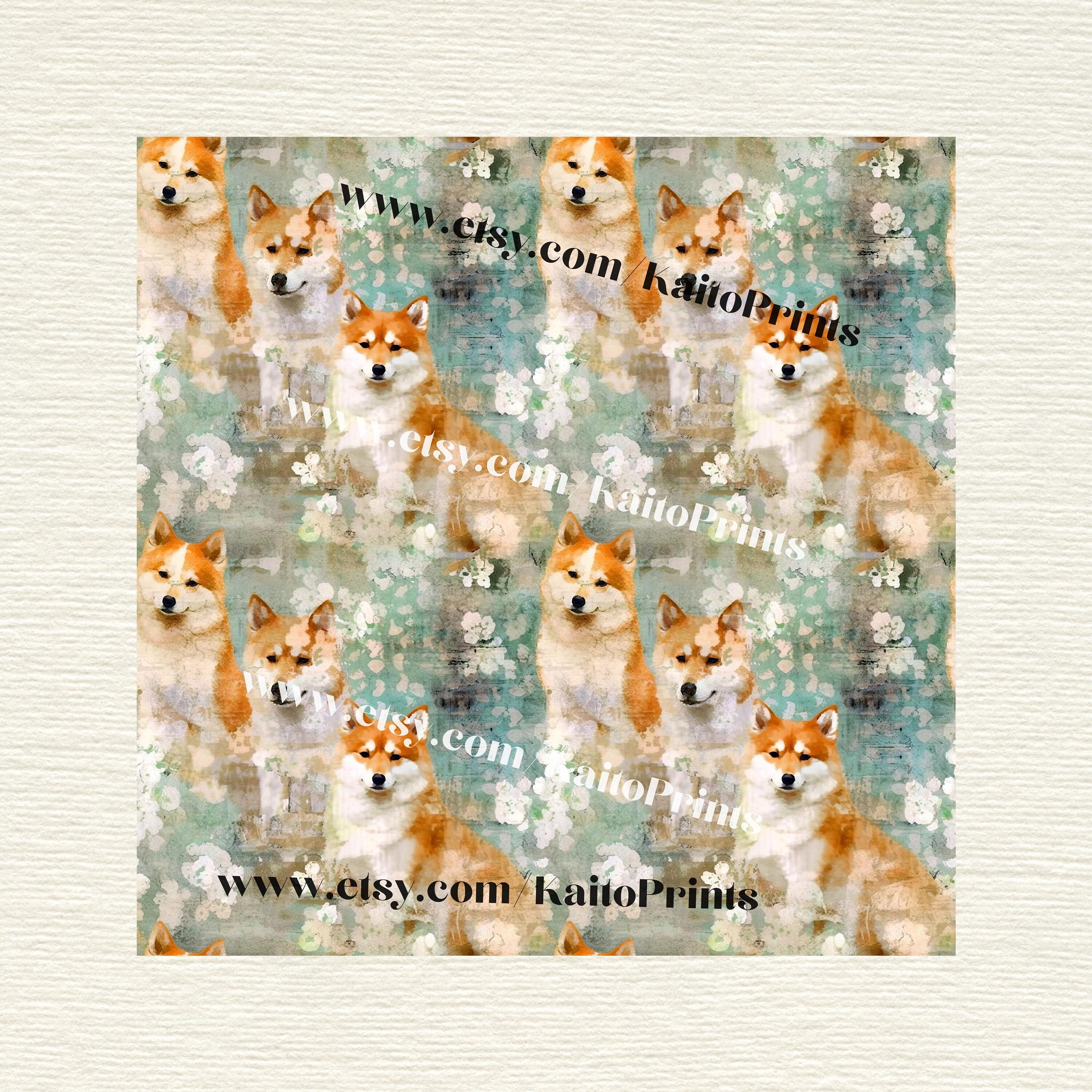 Vintage Shiba Inu Patterns, Chic Shiba Inu Patterns, Cute Shiba ...