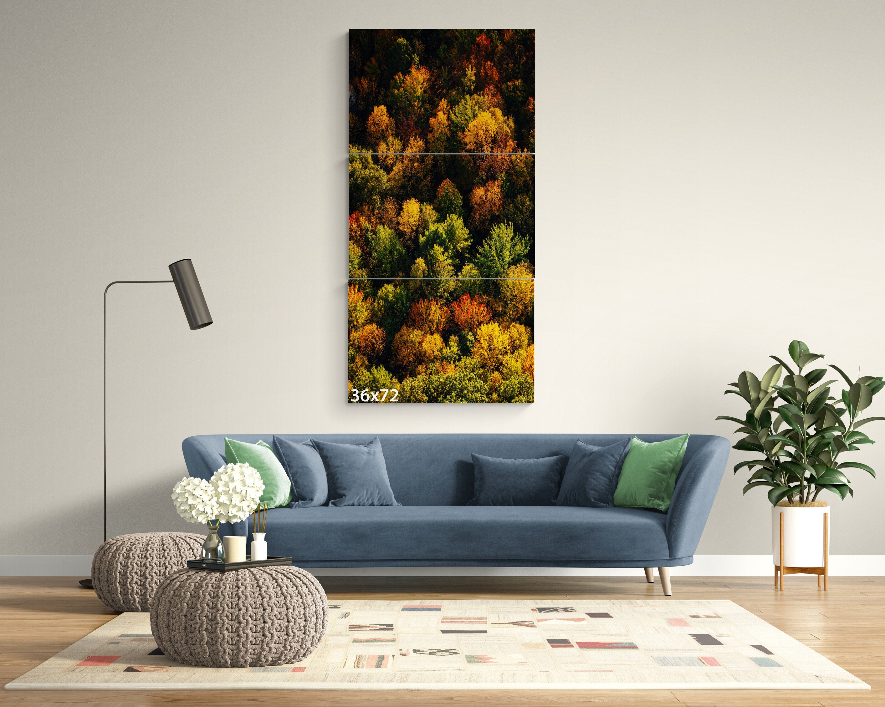 Aerial View of New England Fall Foliage Color - Etsy